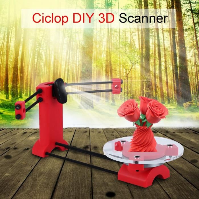 Ciclop Laser Scanner 3D DIY Tridimensionnel Eu Plug - PROMO - Nozzler