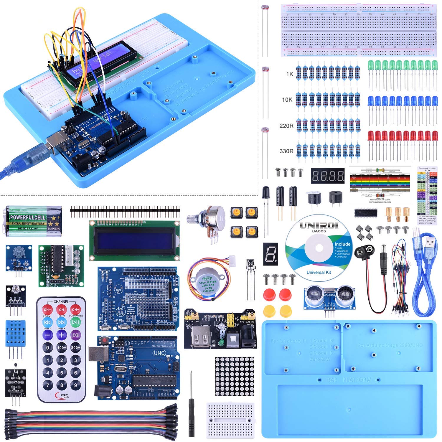 Kit Arduino Uno UNIROI - VENTE FLASH - Nozzler Kit Arduino Uno UNIROI - VENTE FLASH - Nozzler
