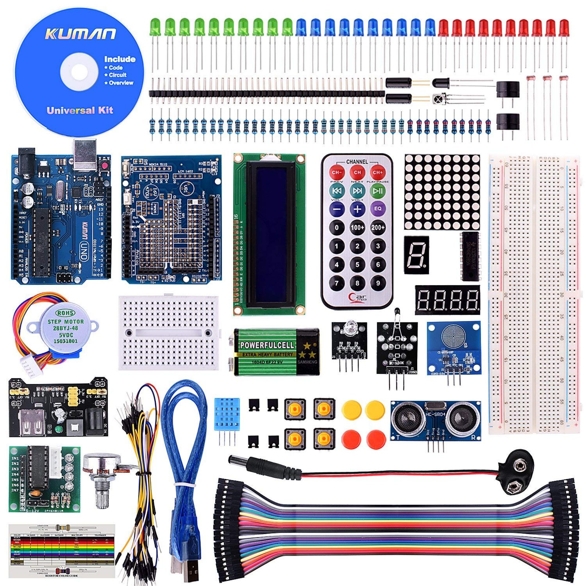 Kuman Super Kit Arduino UNO R3 - VENTE FLASH - Nozzler