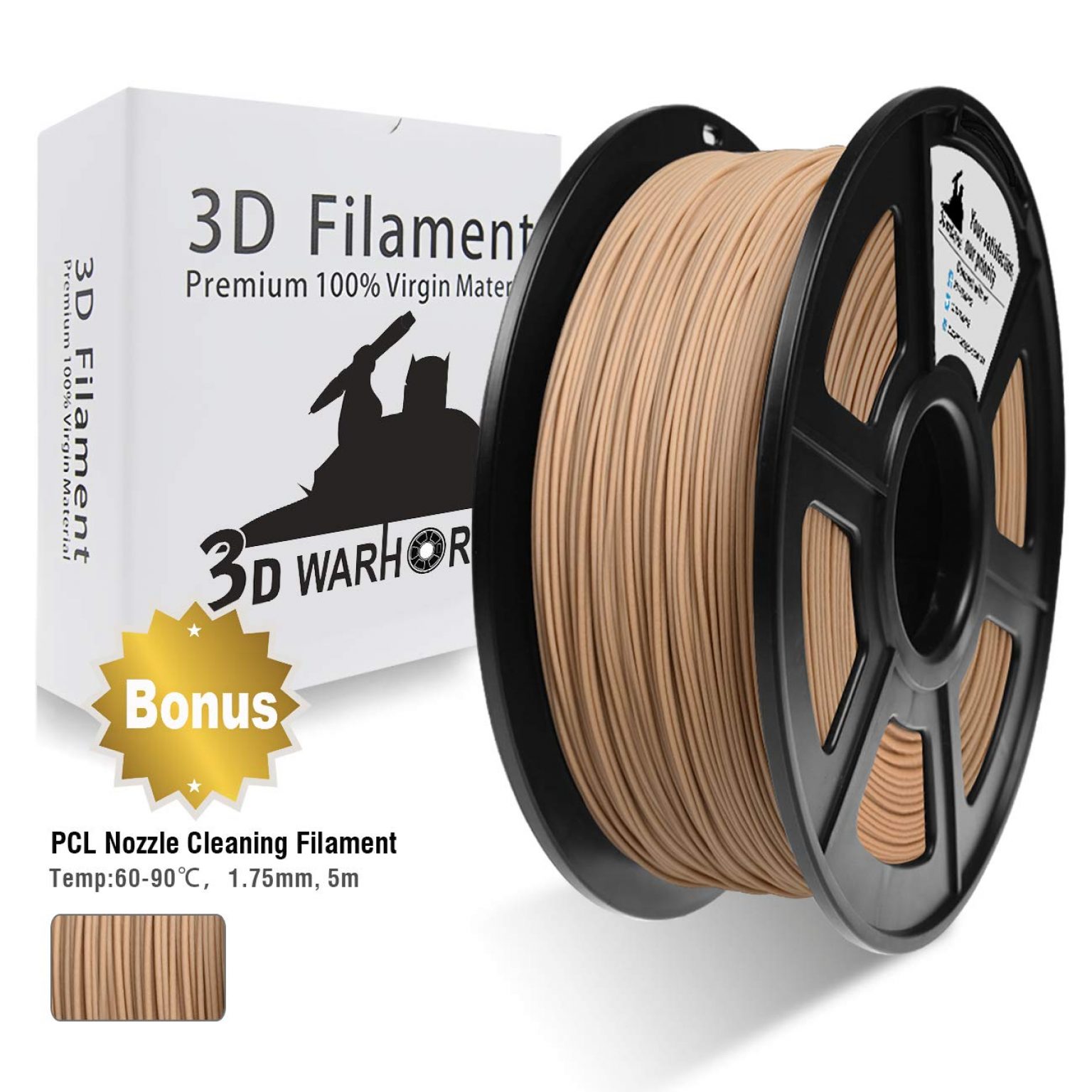 PLA WOOD 3D Hero - VENTE FLASH - Nozzler