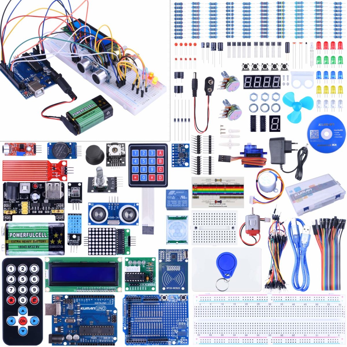 Starter Kit Arduino Uno KUMAN - VENTE FLASH - Nozzler
