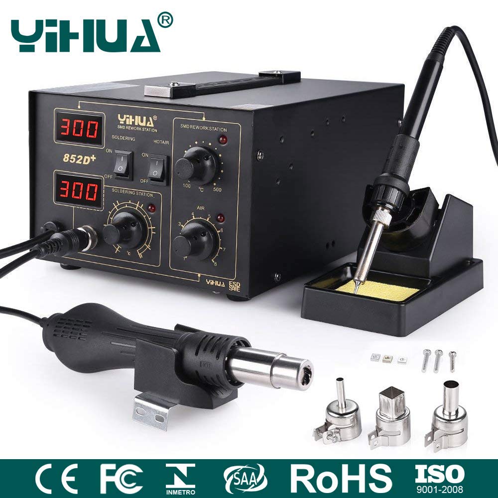 Station de Soudage 852D 2 en 1 - VENTE FLASH - Nozzler