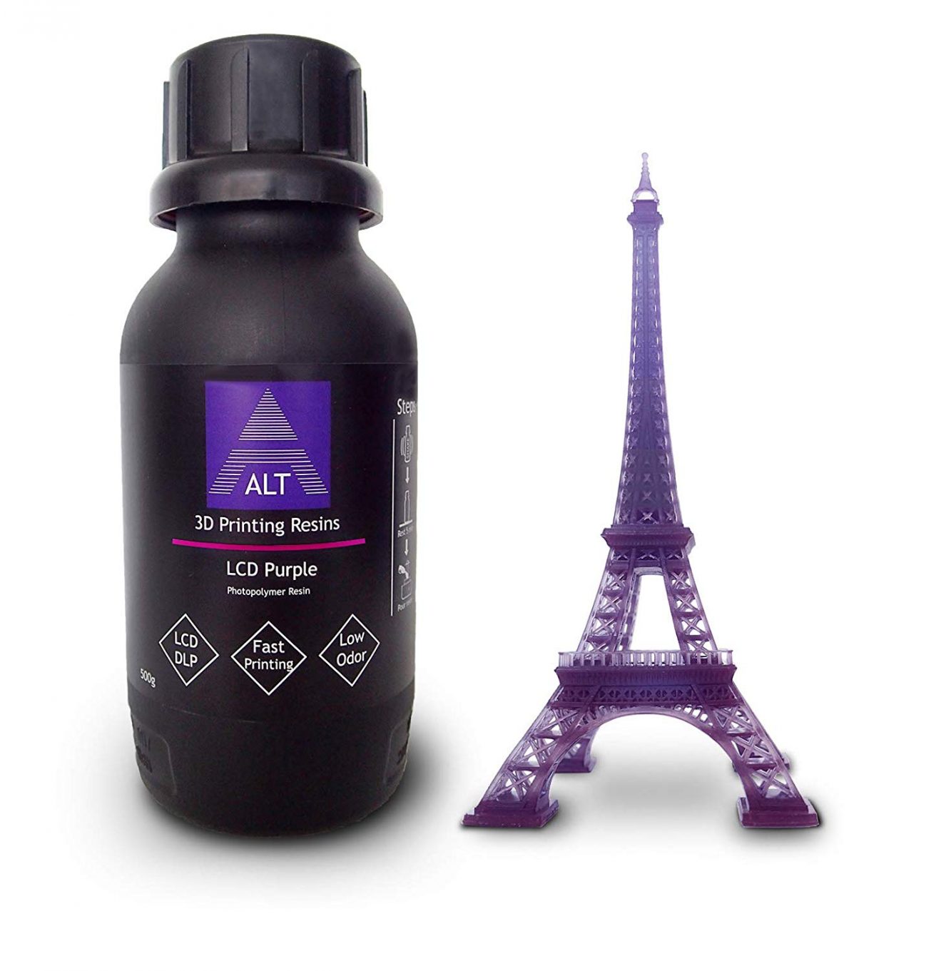 ALT 3D Résine UV 500g - CONSOMMABLES - Nozzler