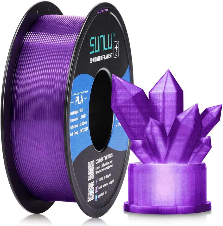 PLA SUNLU Transparent - CONSOMMABLES - Nozzler