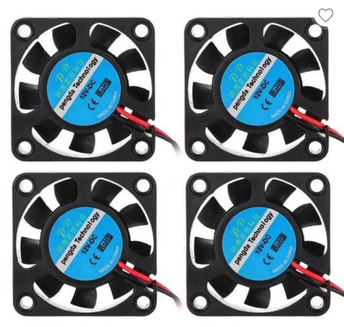 4x Ventilateurs 4010 12V Pengda Technology - CONSOMMABLES - Nozzler