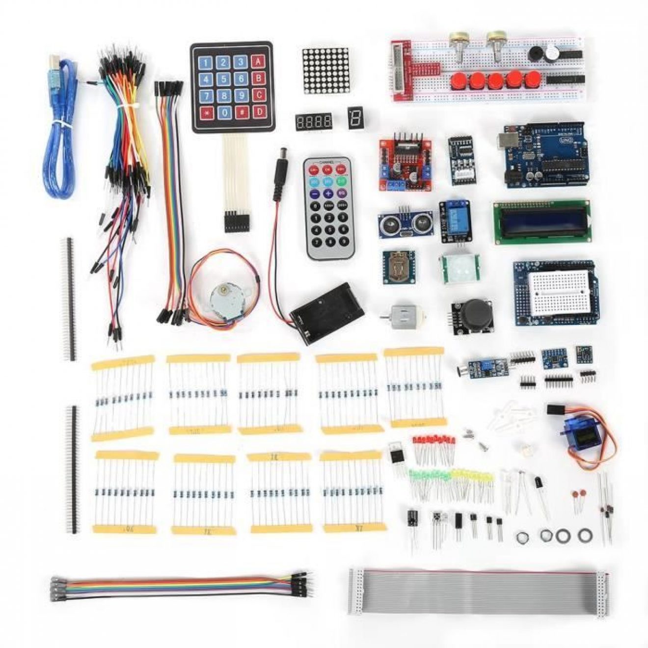 Starter Kit Arduino Uno R3 - ELECTRONIQUE - Nozzler