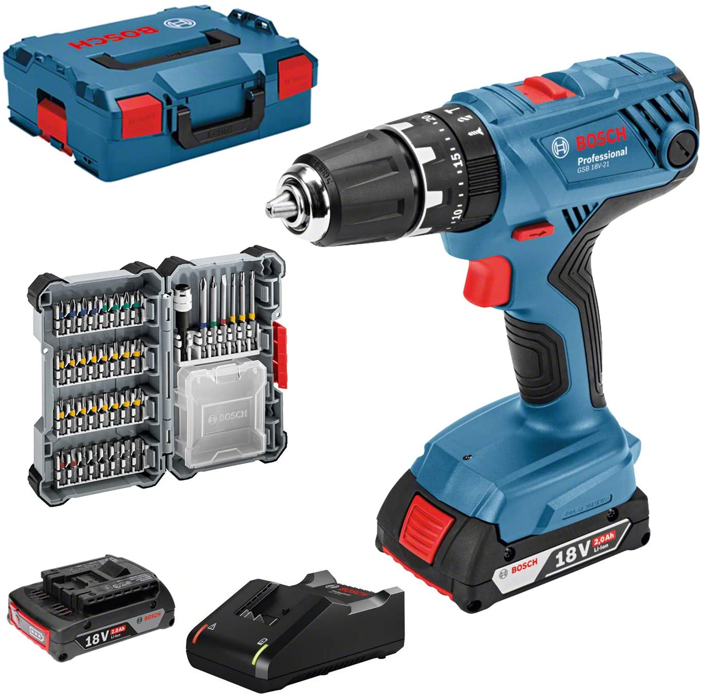 Visseuse Sans Fil Bosch GSB 18 V-21 - OUTILS - Nozzler