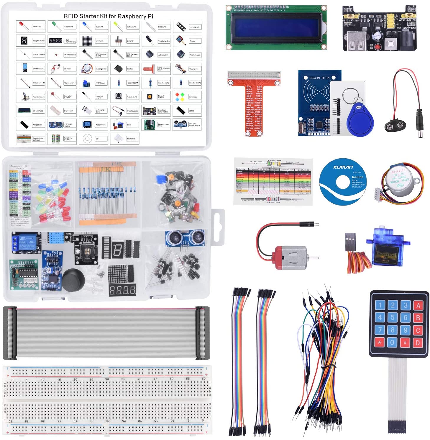 Starter Kit Electronique Kuman - ELECTRONIQUE - Nozzler