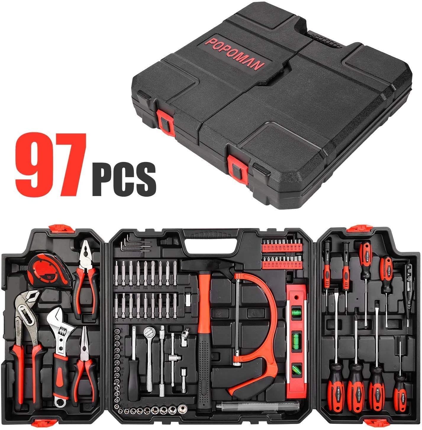 Mallette outils POPOMAN 97pcs - COUPON - Nozzler