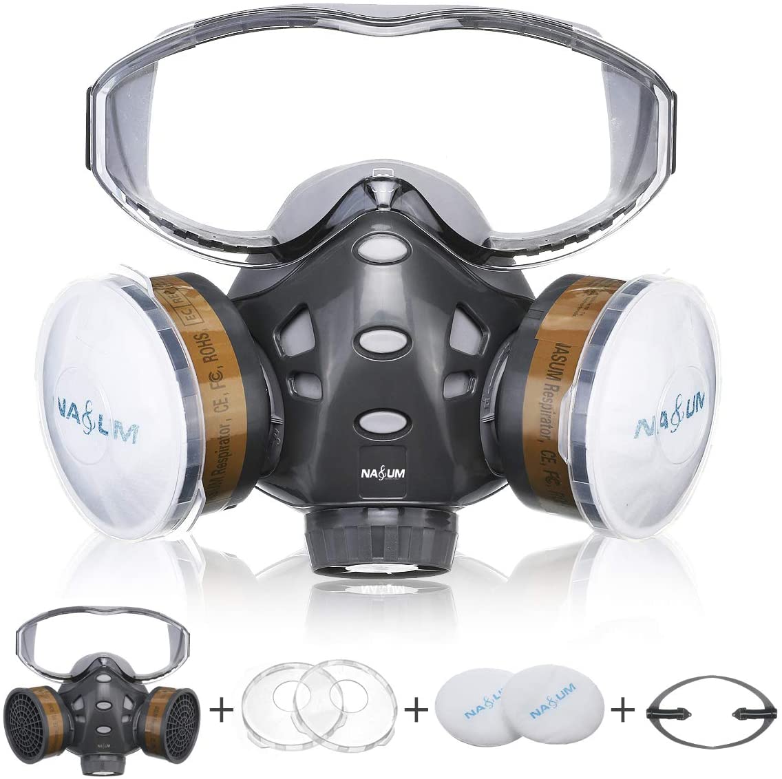 Masque NASUM Filtrant + Lunettes - CONSOMMABLES - Nozzler