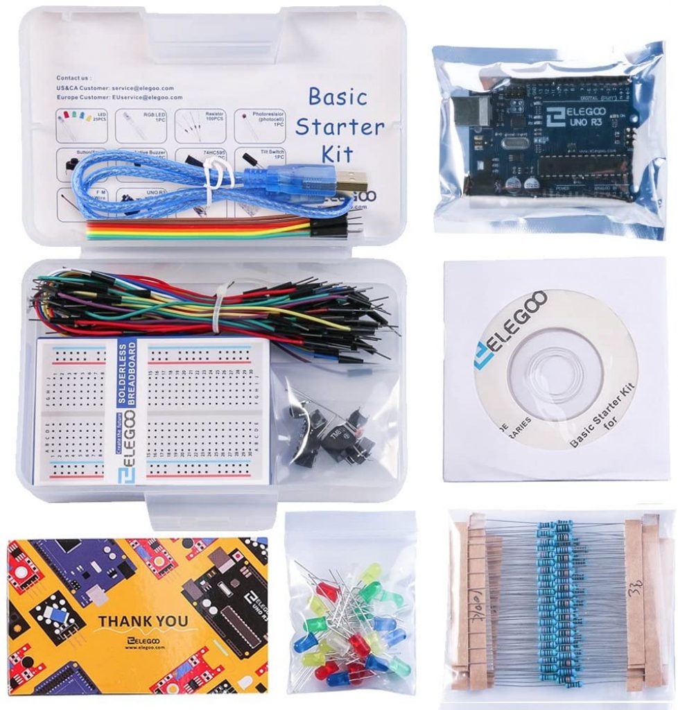 Starter Kit Elegoo Arduino Uno R3 - ELECTRONIQUE - Nozzler