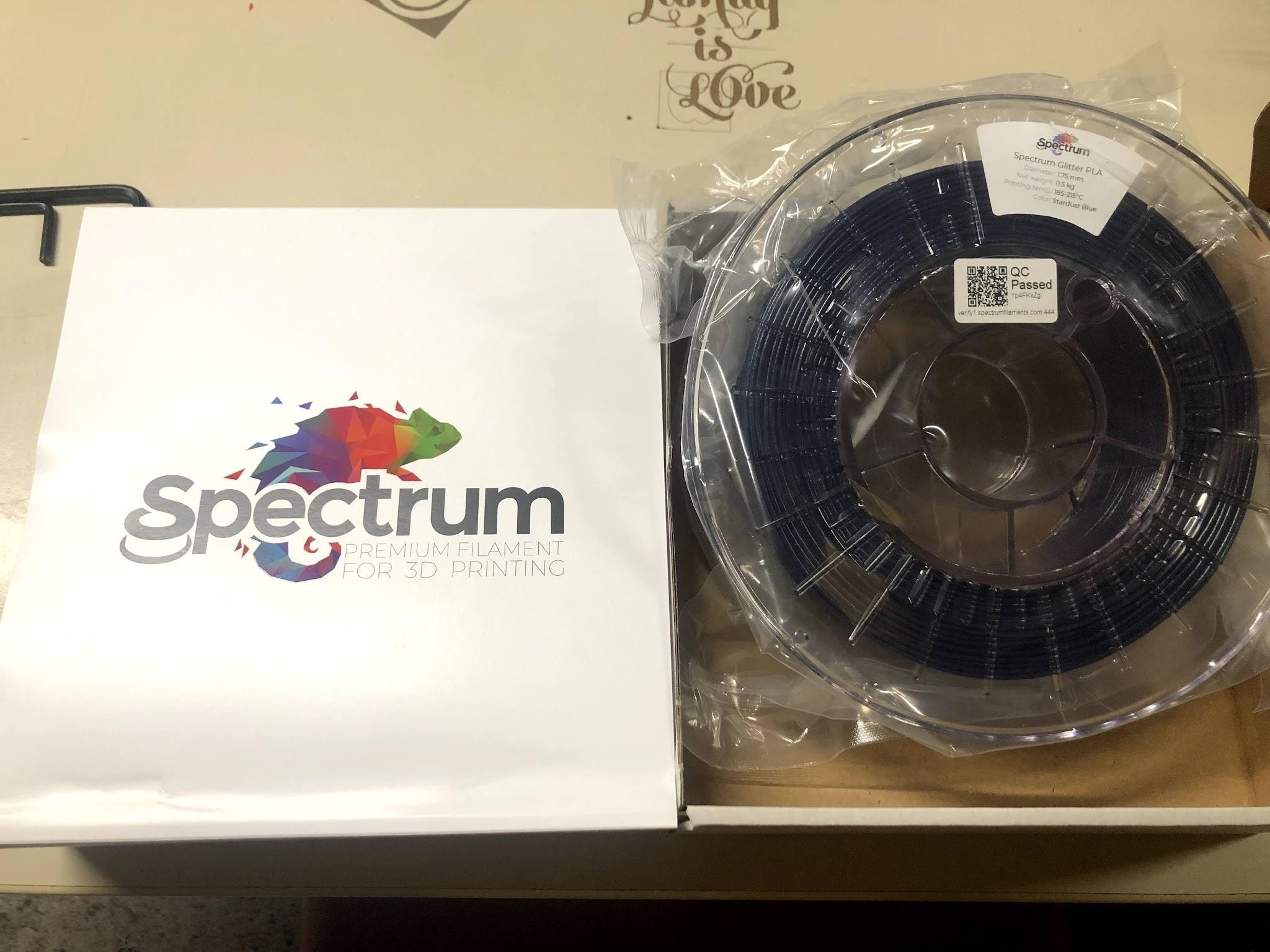 Test du filament Spectrum Stardust Blue - Nozzler