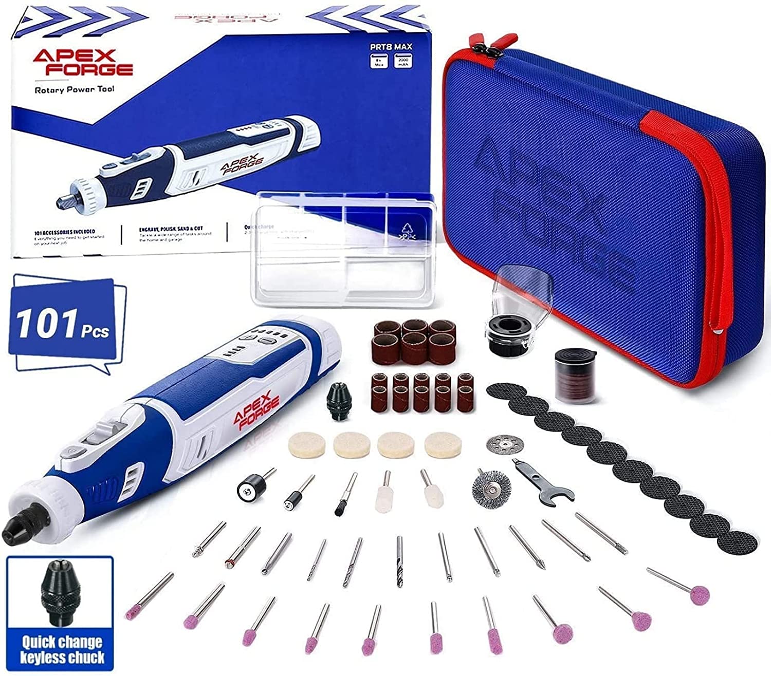 Outil Rotatif Sans Fil 8V APEXFORGE - OUTILS - Nozzler