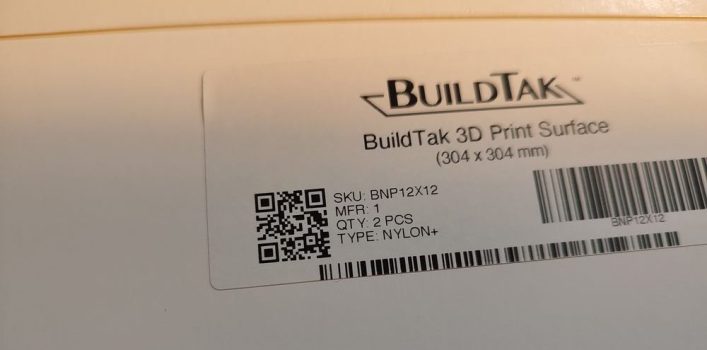 Test de la surface Buildtak Nylon+ - Nozzler