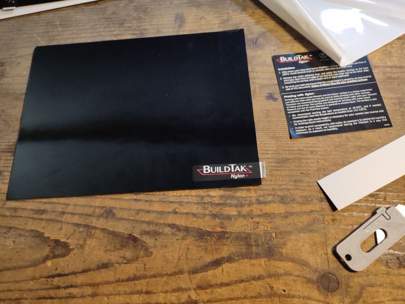 Test de la surface Buildtak Nylon+ - Nozzler