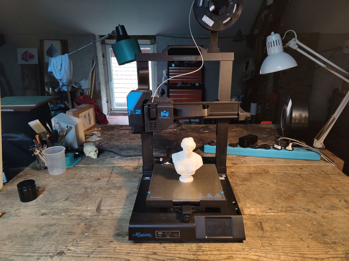 Test de la MINGDA MAGICIAN X2 - Nozzler