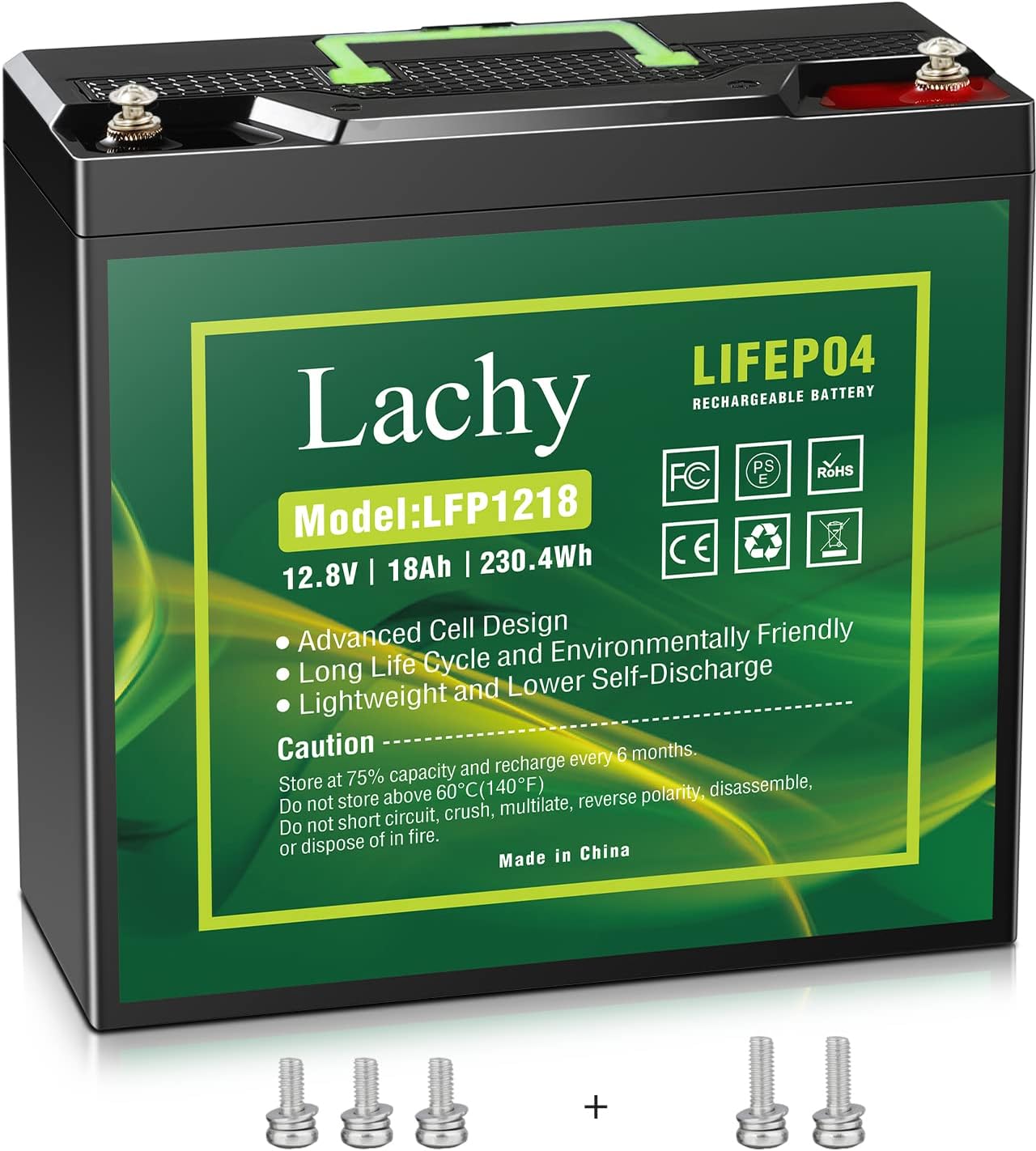 Lachy Batterie 12V 18Ah LiFePO4 - OUTILS - Nozzler