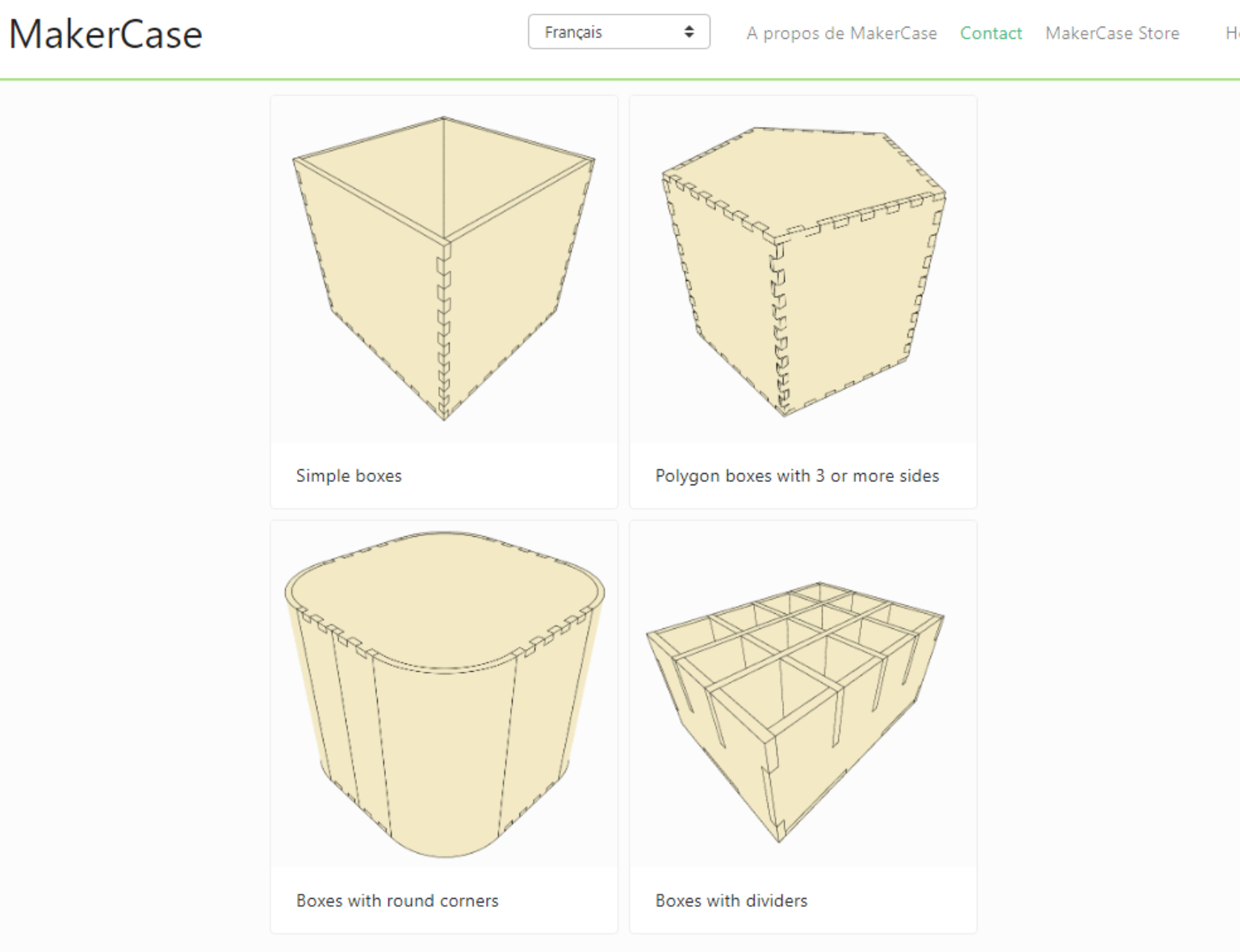 Présentation de makercase.com - Nozzler