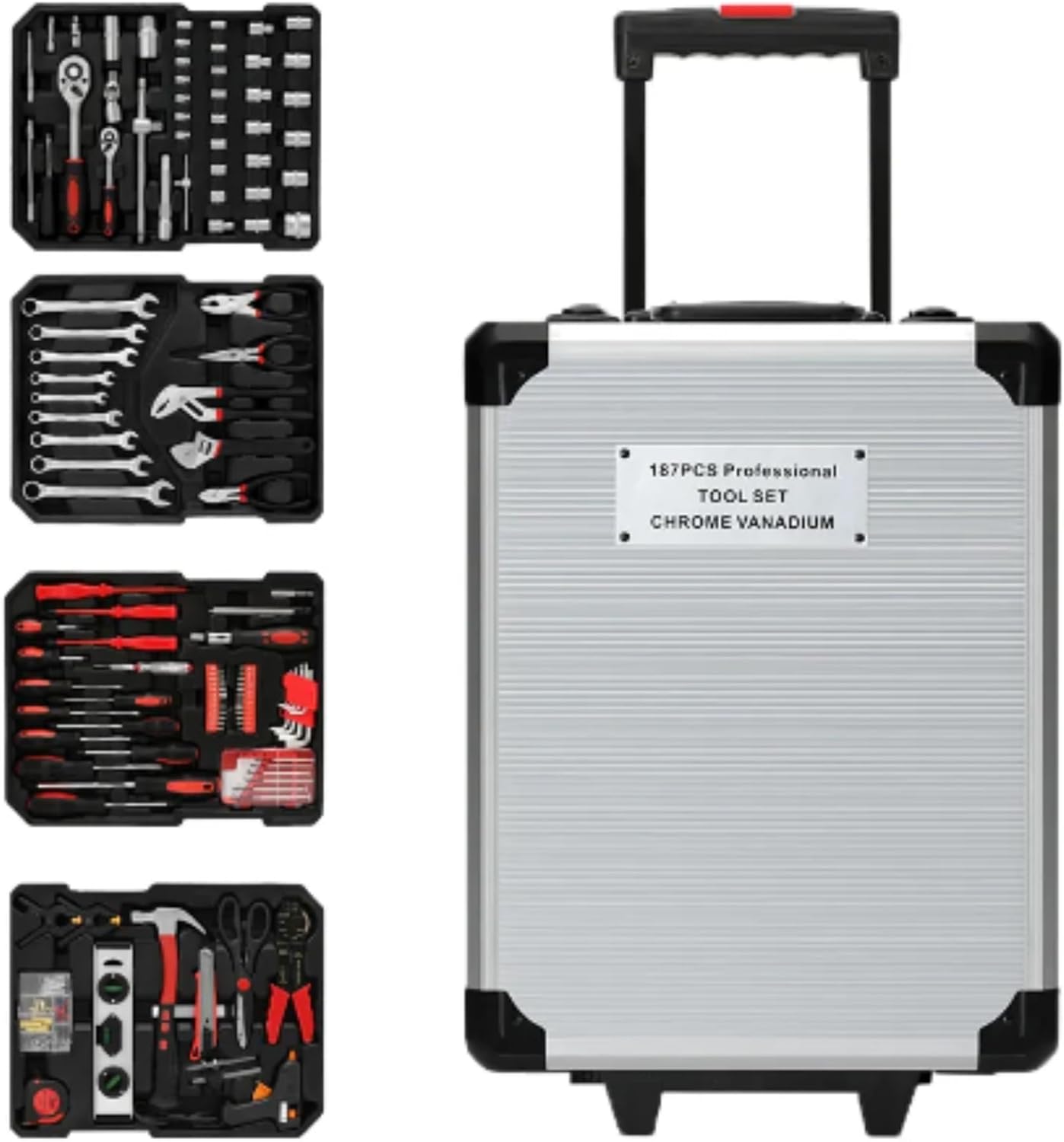 𝗠𝗮𝗹𝗹𝗲𝘁𝘁𝗲 𝗮 𝗢𝘂𝘁𝗶𝗹𝘀 𝟭𝟴𝟳 𝗣𝗖𝘀 𝗖𝗵𝗿𝗼𝗺𝗲 𝗩𝗮𝗻𝗮𝗱𝗶𝘂𝗺 - OUTILS - Nozzler