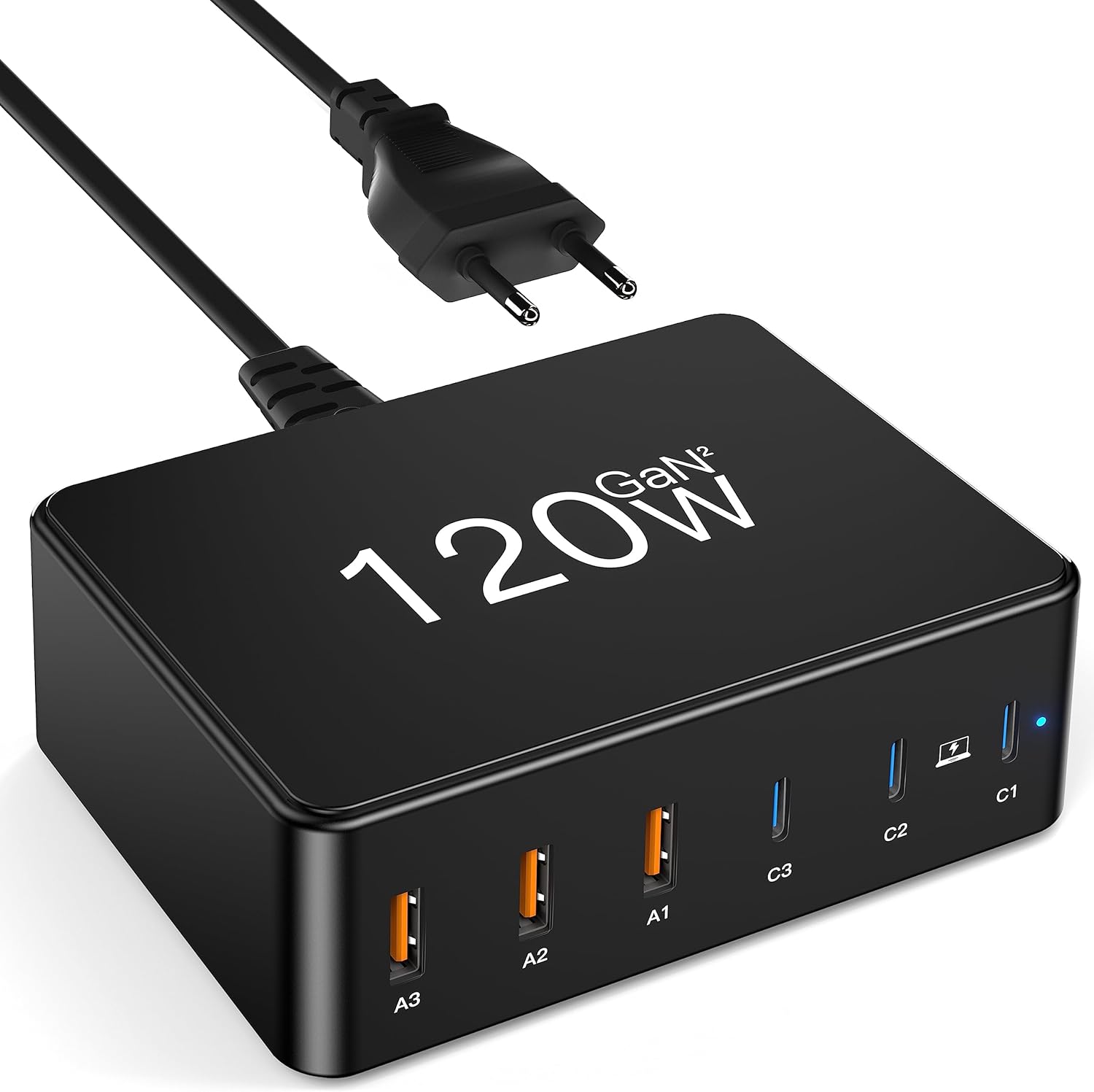 Chargeur USB 120W GaN 6-Port USB - OUTILS - Nozzler