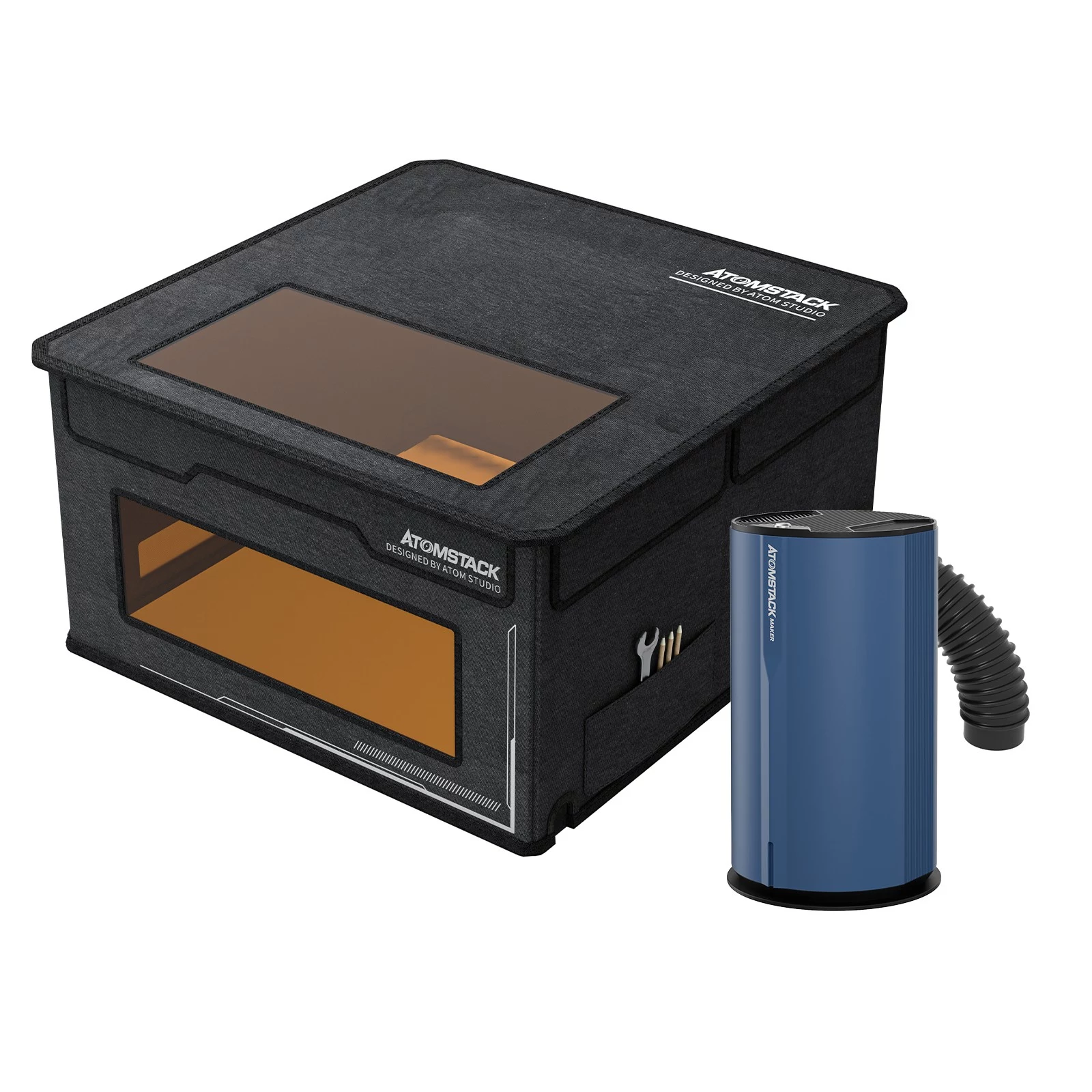 Atomstack Maker D2 Air Cleaner + FB2 - OUTILS - Nozzler